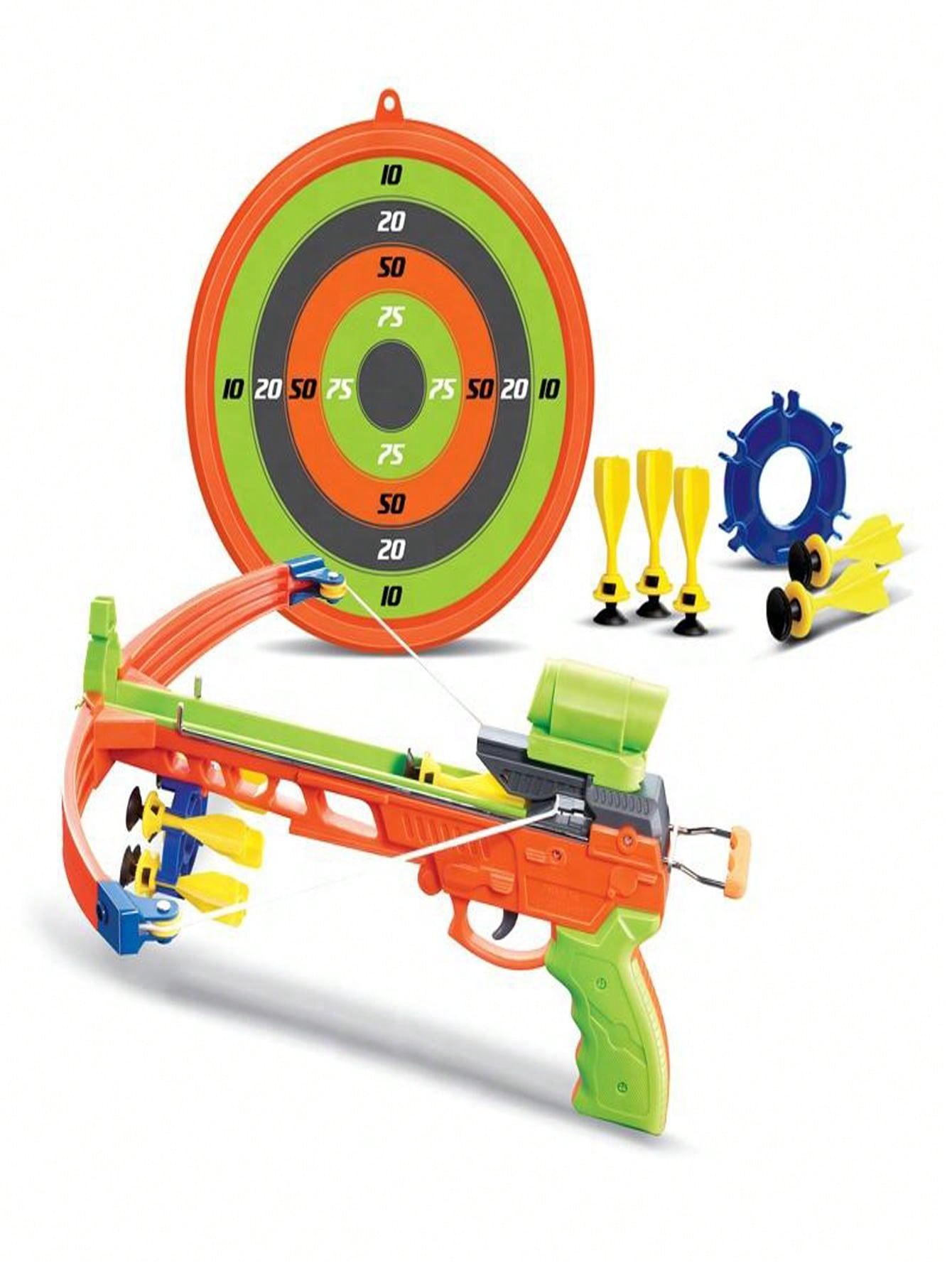 Kids Bow And Arrow Crossbow Toy Set With Target Board, Shooting Game ...