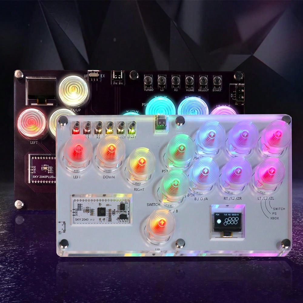 Fighting Game Keyboard, Compatible With Ps4/Ps3/Switch/Pc, Hit Box For ...