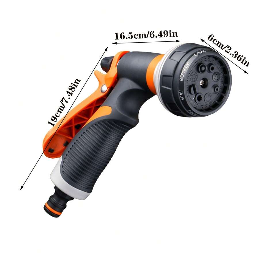 1pc High Pressure Garden Spray Gun For Home Use, Hose Nozzle, Multi ...
