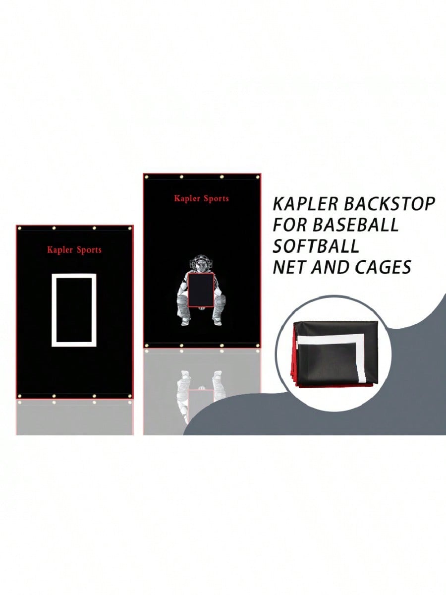 Kapler Batting Cage Backstop Baseball Softball, Vinyl Backstop Batting ...