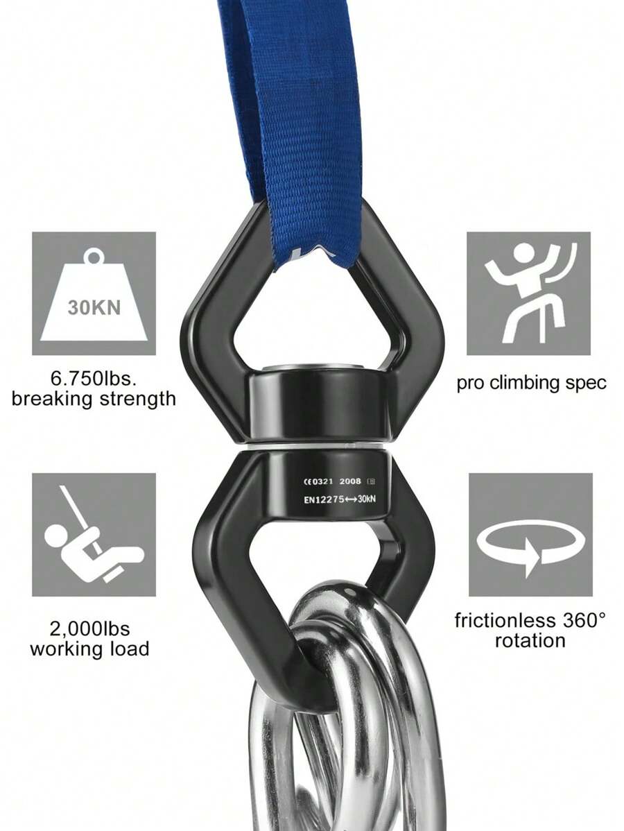 Heavy Duty 360 Safety Black Swing Swivel Rotational Device Hanging ...