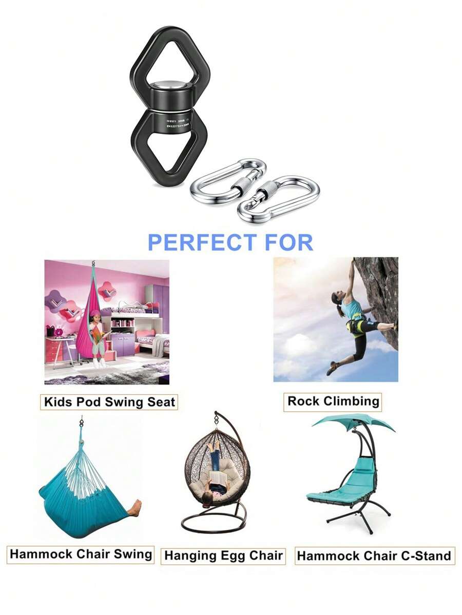 Heavy Duty 360 Safety Black Swing Swivel Rotational Device Hanging ...