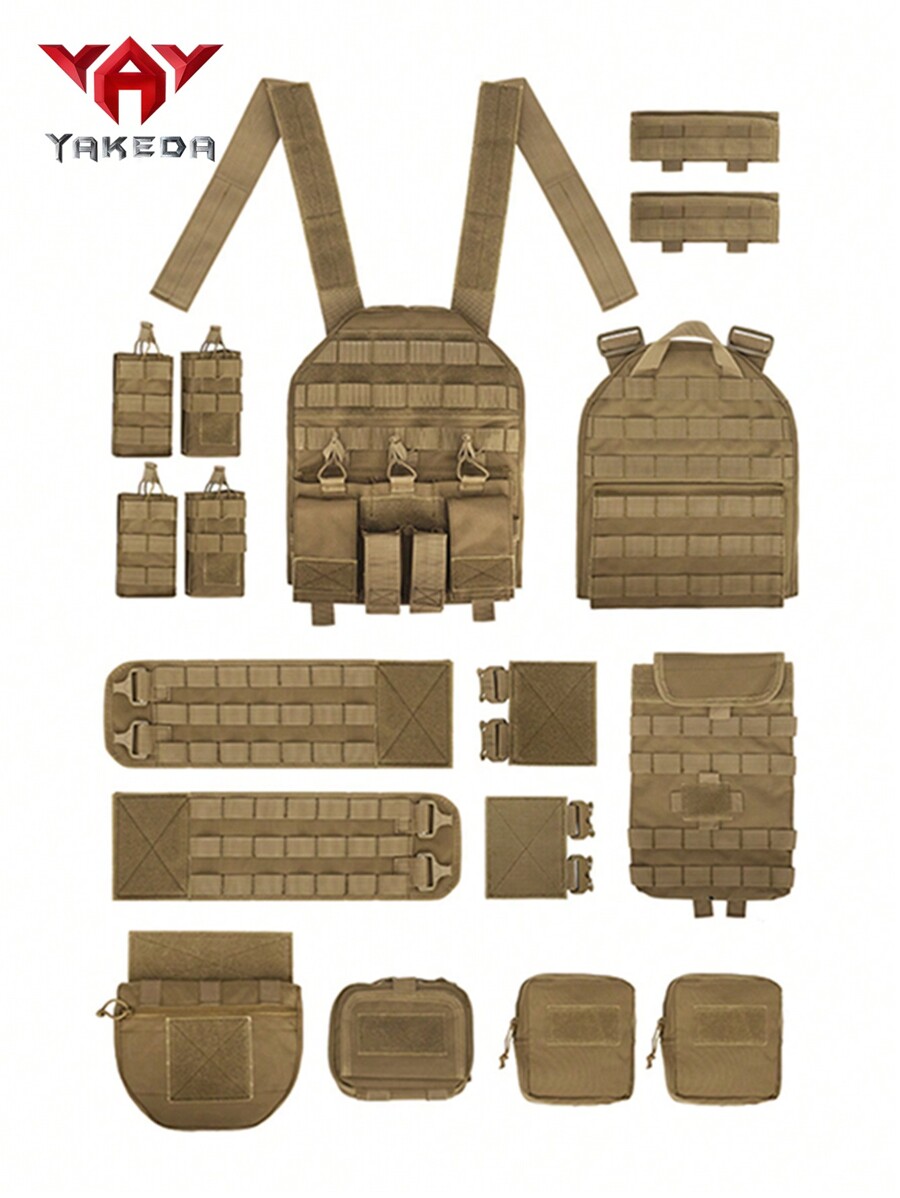 Yakeda Outdoor Training Vest, Quick Release Chest Rig And Belly Band ...