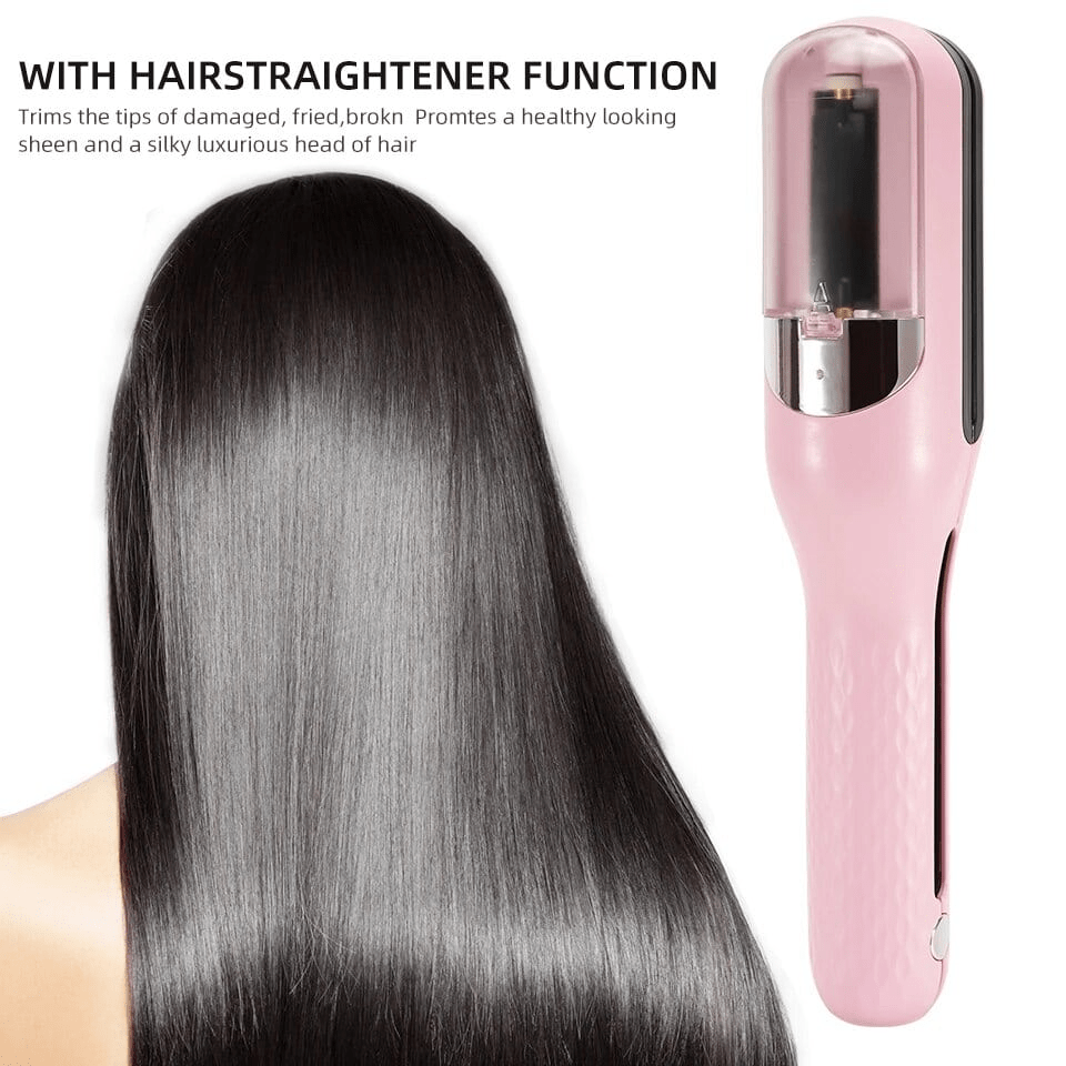 Pink 2nd Gen Rechargeable Hair Trimmer & Split Ends Hair Clipper ...