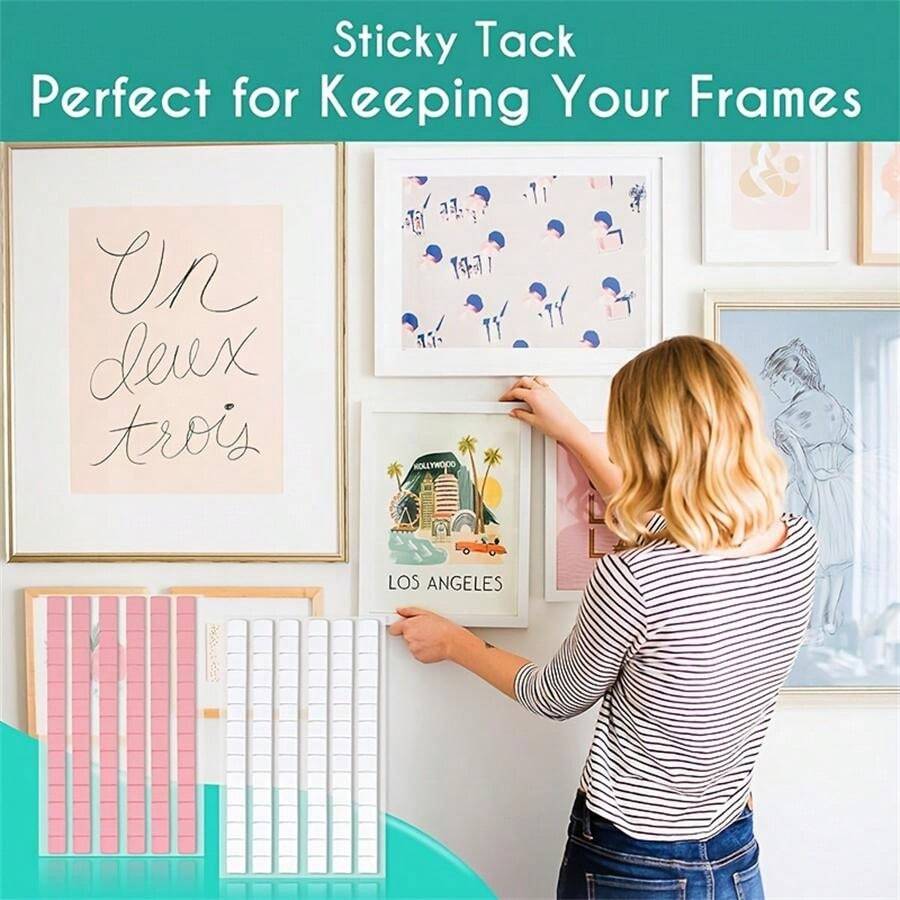 96pcs -30pcs Adhesive Sticky Tack Putty, Removable Putty Mounting Putty ...