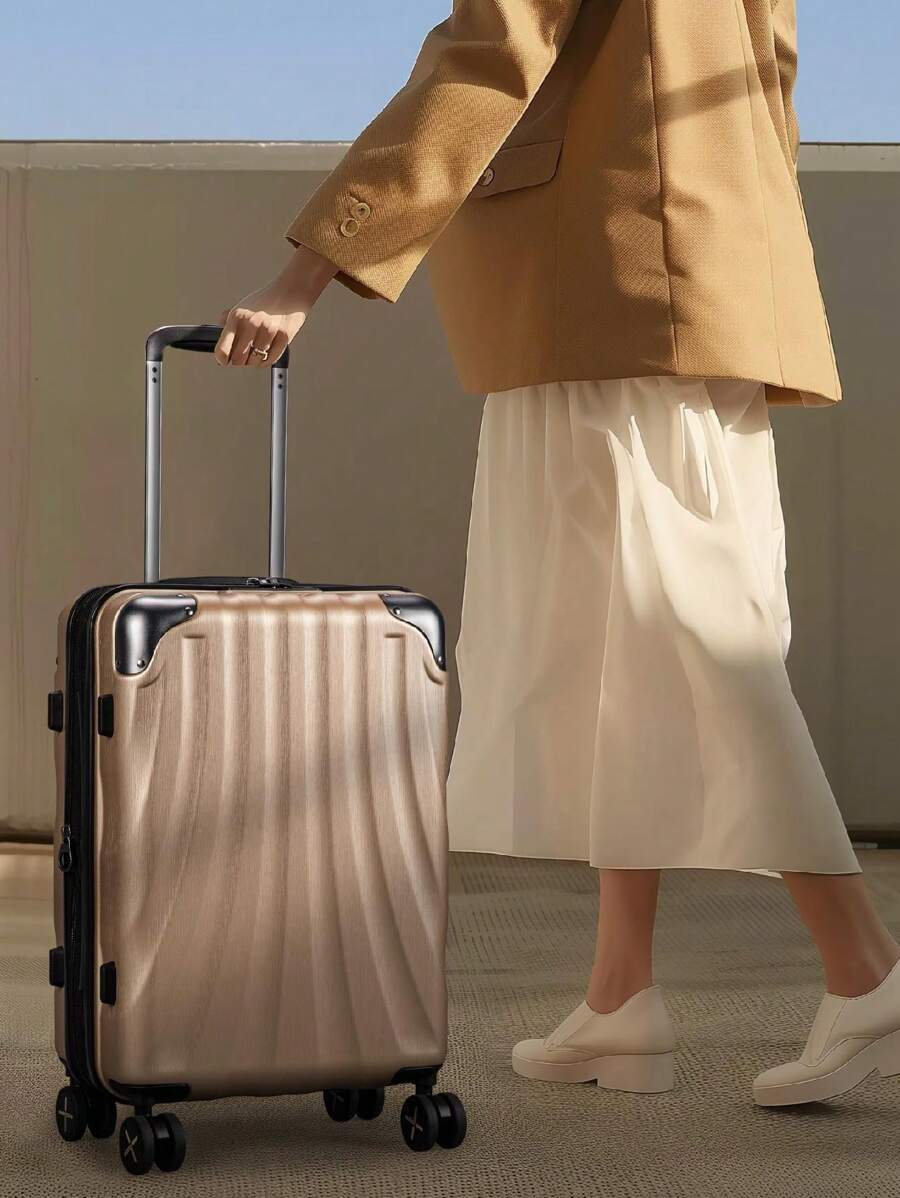 LUGGEX Hardside Expandable Spinner Wheel Luggage, Carry On 20-Inch ...
