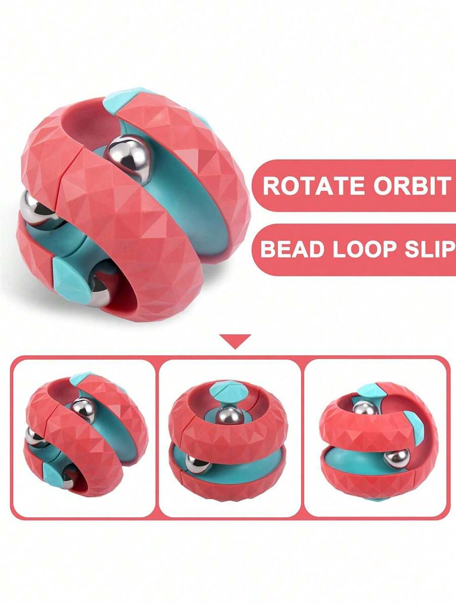 1pc Diamond Pattern Orbiting Gyroscope, Rolling Ball Fingertip ...