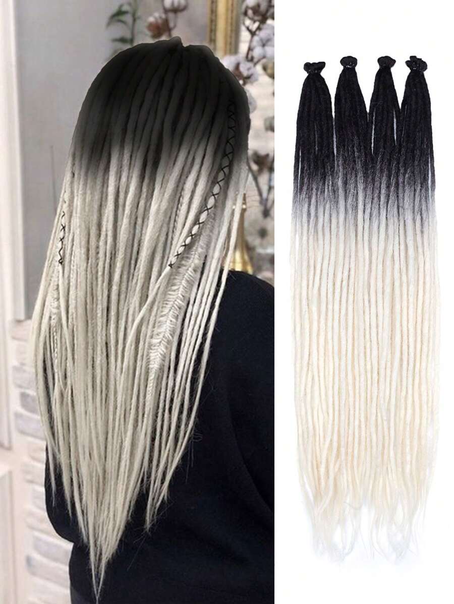 24 In Dreadlock Extensions Synthetic Single Ended Dreads Extensions ...