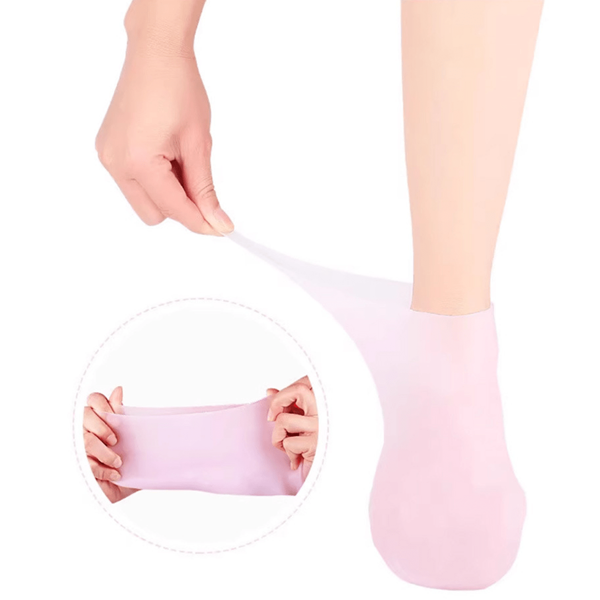 1pc Portable Silicone Protective Foot Cover, Waterproof And Crack ...