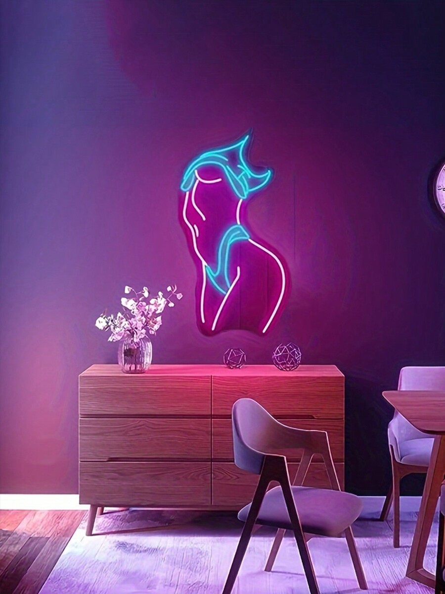 Led Neon Cocktail Bar Club Decorated Beer Acrylic Sign Light Deck, Room ...