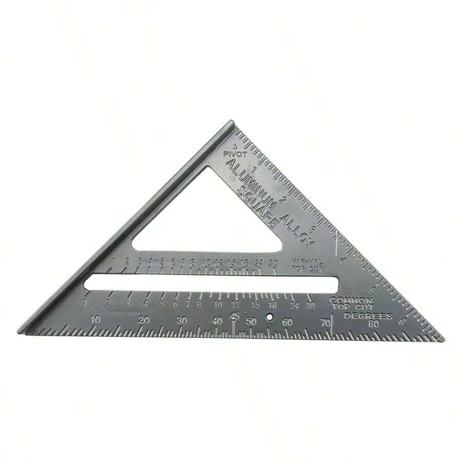 7-Inch Cast Aluminium Triangle Ruler - Suitable For Woodworking ...