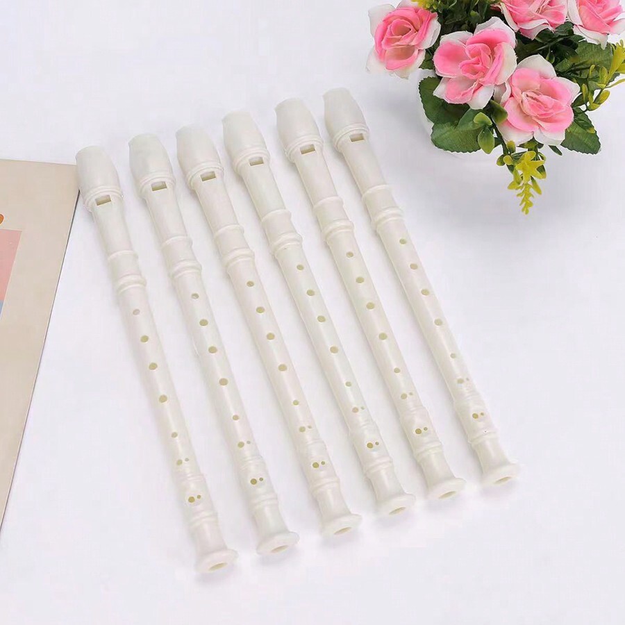 1pc Plastic Flute, 8 Holes, Practice Vertical Flute, Teaching Supply ...