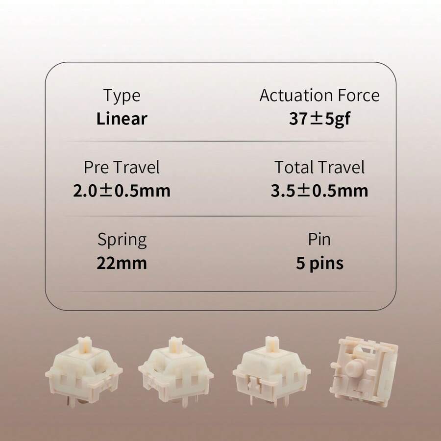 Special Linear Switch For Customized Mechanical Keyboard With 5-Pin ...
