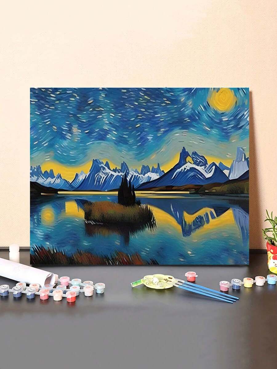 Scenery Personalized Diy Digital Oil Painting Kit, A Meticulously ...