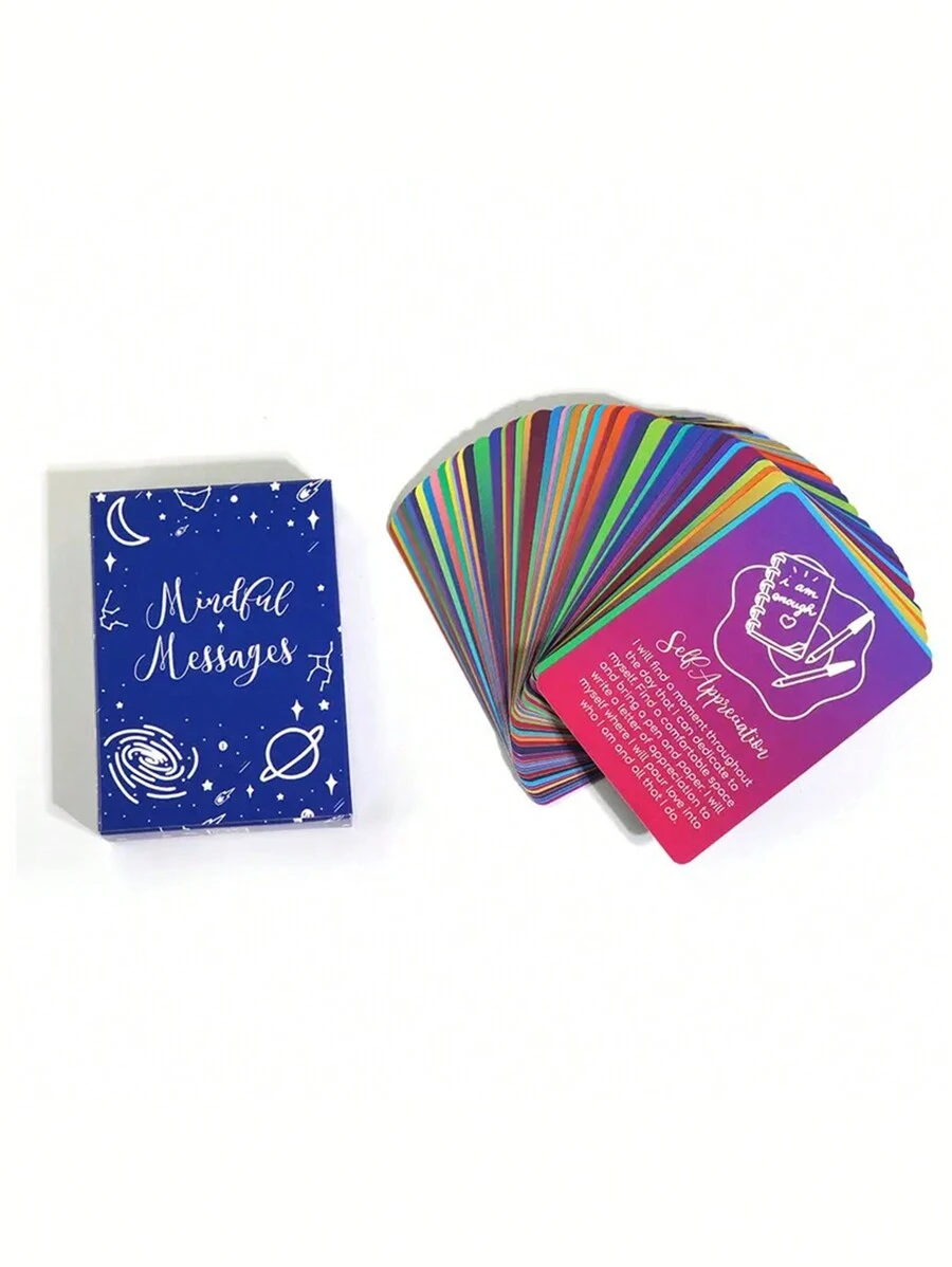 Mindful Messages Positive Affirmations Meditation Self Care Cards Cards ...