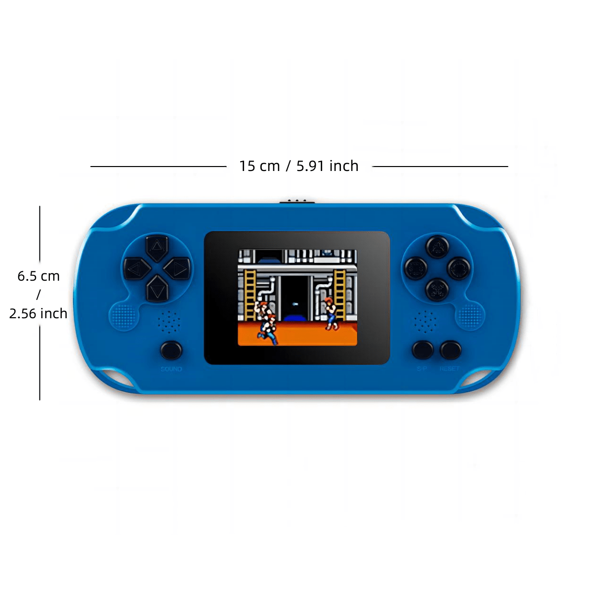Gc31 8-Bit Handheld Game Console, 128 Classic Games, Mini Portable Retro Gaming Device, Tft Hd ...
