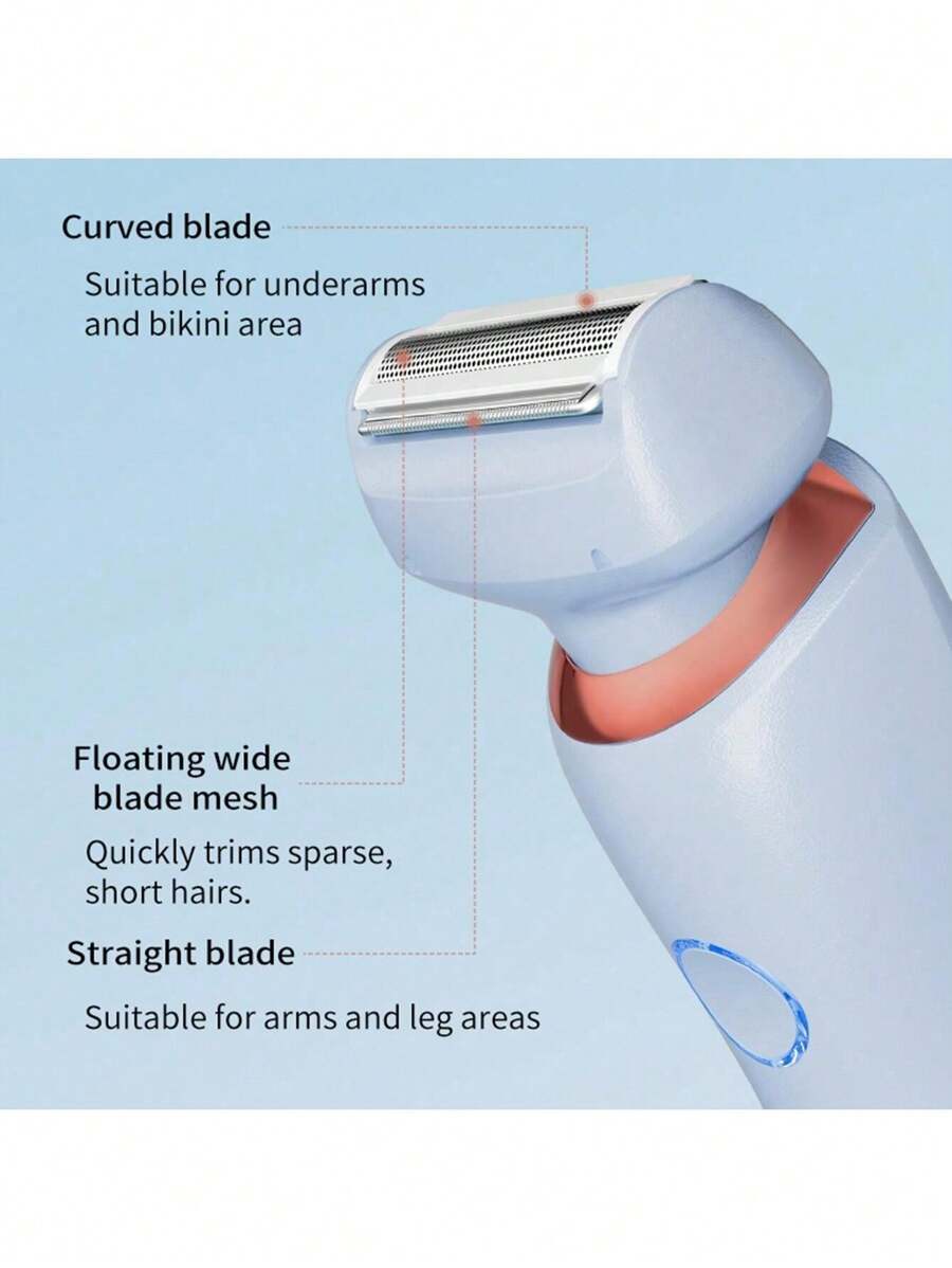 2 In 1 Portable Beauty And Personal Care Electric Epilator For Women ...