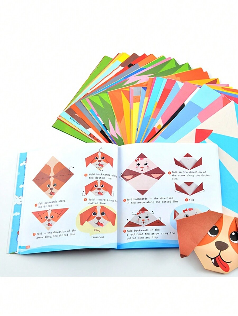Cute Hibiscus Fun Origami For Kids, With 3d Colored Folding Maps ...