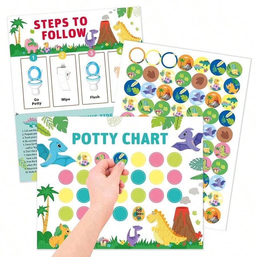14pcs Toddler Potty Training Reward Chart - Fun Interactive Tool ...