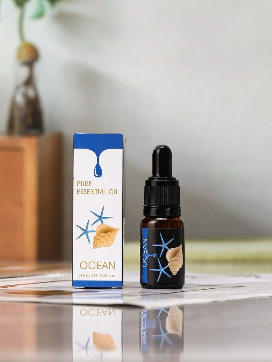 1pc 10ml Dropper Bottle Of Ocean-Scented Water Soluble Aromatherapy ...