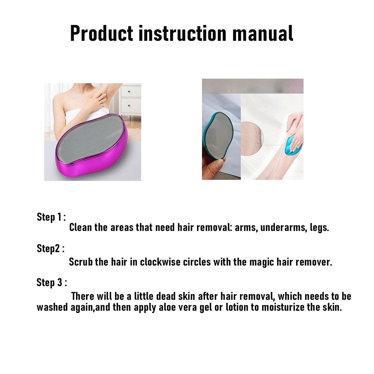 1pc Abs Material Nano Grinding Hair Removal & Dead Skin Scraper ...