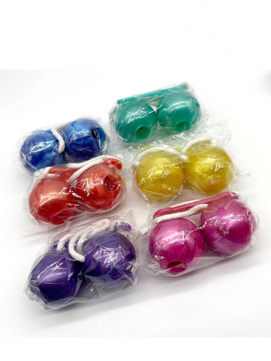 New Pro-Clackers Ball Clack Ball Pop Ball Rattle Ball Shaker Ball ...