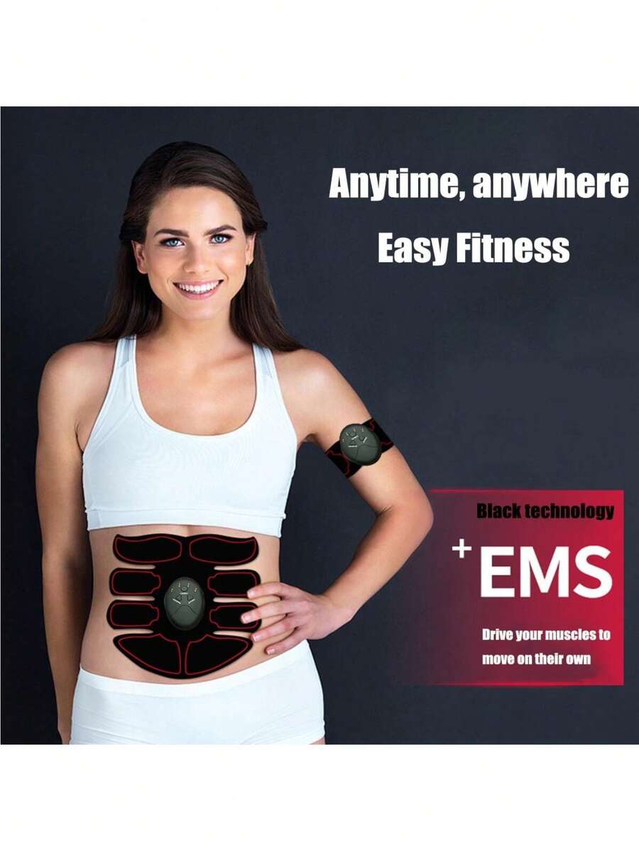 Battery Powered Abdominal Massage Stickers, Muscle Trainer, Body Muscle ...