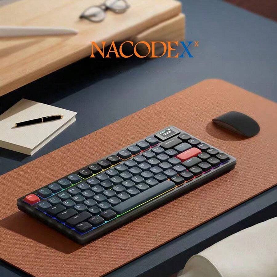 NACODEX-Tri-Mode Keyboard Illuminated Gaming Gaming Office Recessed ...