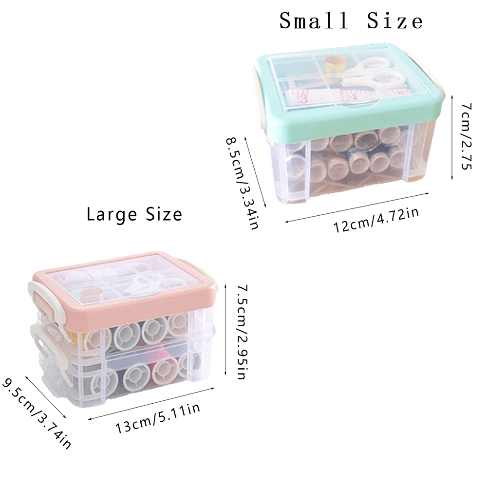 1pc Sewing Needle And Thread Box, Sewing Tool Kit Storage Box, Portable ...
