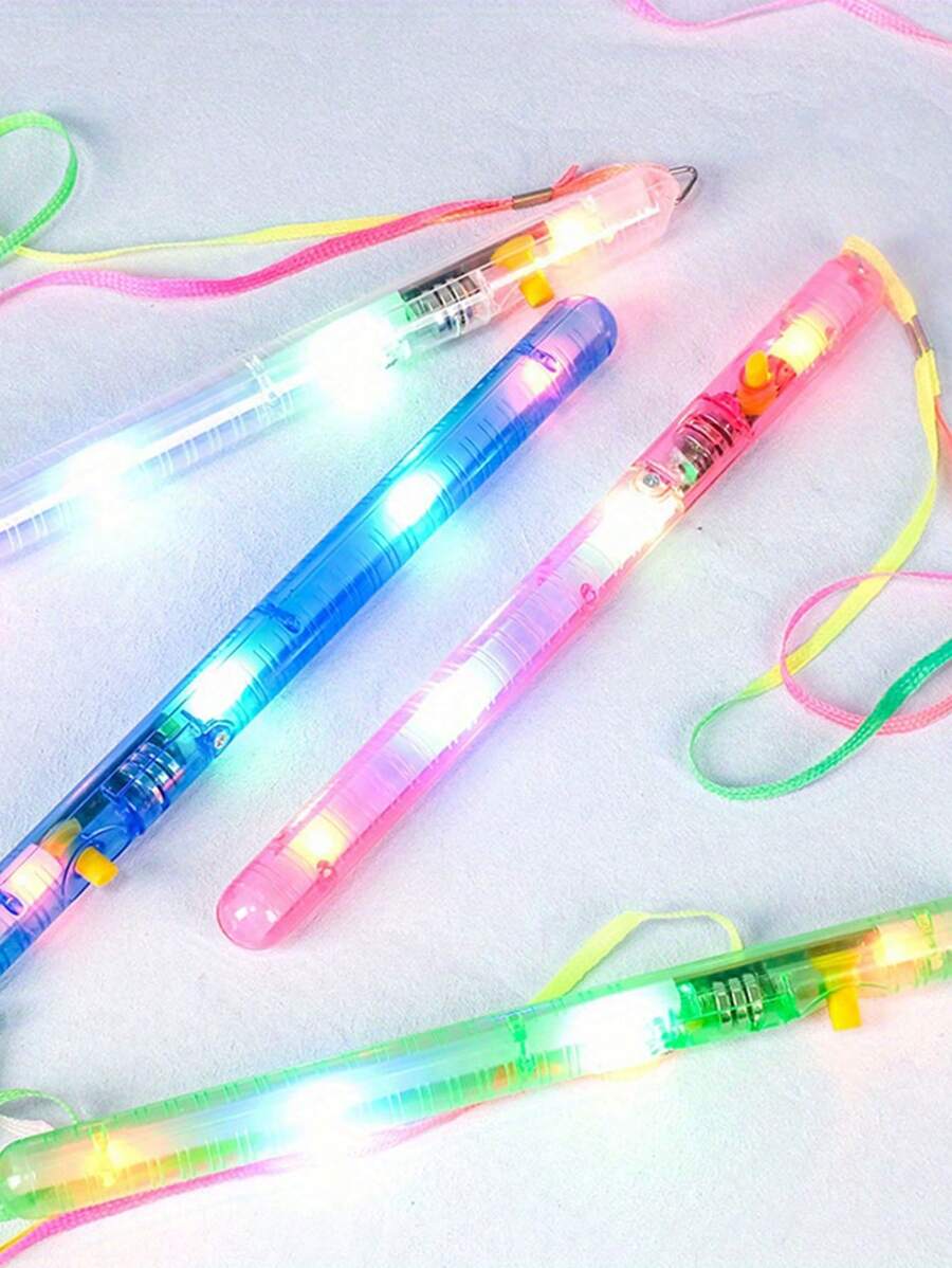 5pcs, LED Color-Changing Glow Stick Transparent Tape String Glow Flash ...