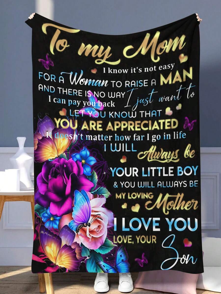 Ultra Soft Flannel Blanket, Perfect Gift For Mom, Ideal For Sofa ...