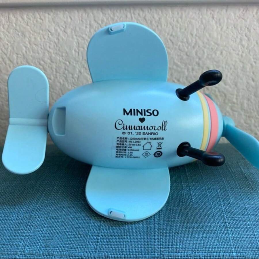 MINISO Sanrio Cinnamoroll Cute Airplane Shaped Desktop Decor (Blue) Ms ...