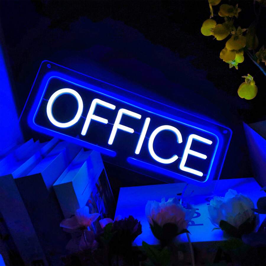 CTTNLS LED Office Signs For Business, Neon Open Sign, Bright Electric ...