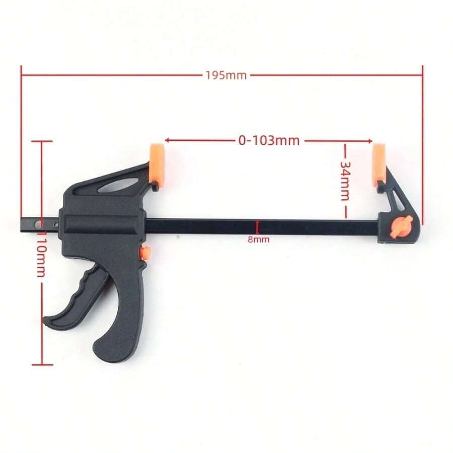 4 Inch Quick Ratchet Release Speed Squeeze Wood Working Work Clamp Clip ...