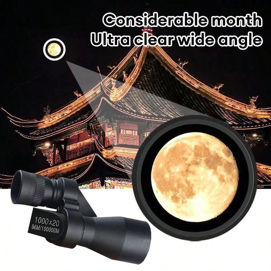 1000x20 Mini Portable Monocular Telescope, Clear & High Magnification ...