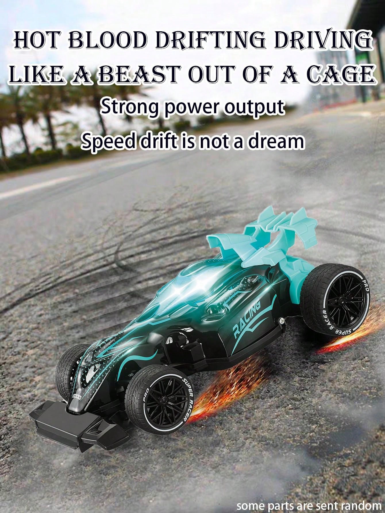 1:18 Four-Wheel Drive Remote Control Toy Car, Racing Car, High-Speed ...