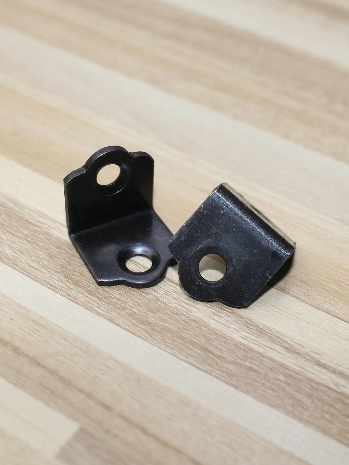 10pcs Black L-Shaped Corner Brackets, Flower-Shaped Corner Brackets ...