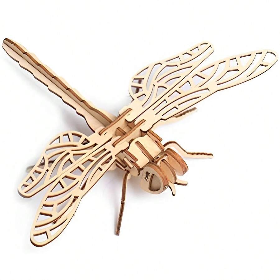 3D Wooden Insect Puzzle Animal Skeleton Assembly Model Puzzle - DIY ...