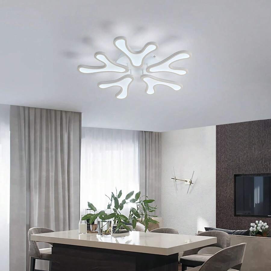 LED Ceiling Light, Creative LED Ceiling Light With Deer Antlers, Modern ...