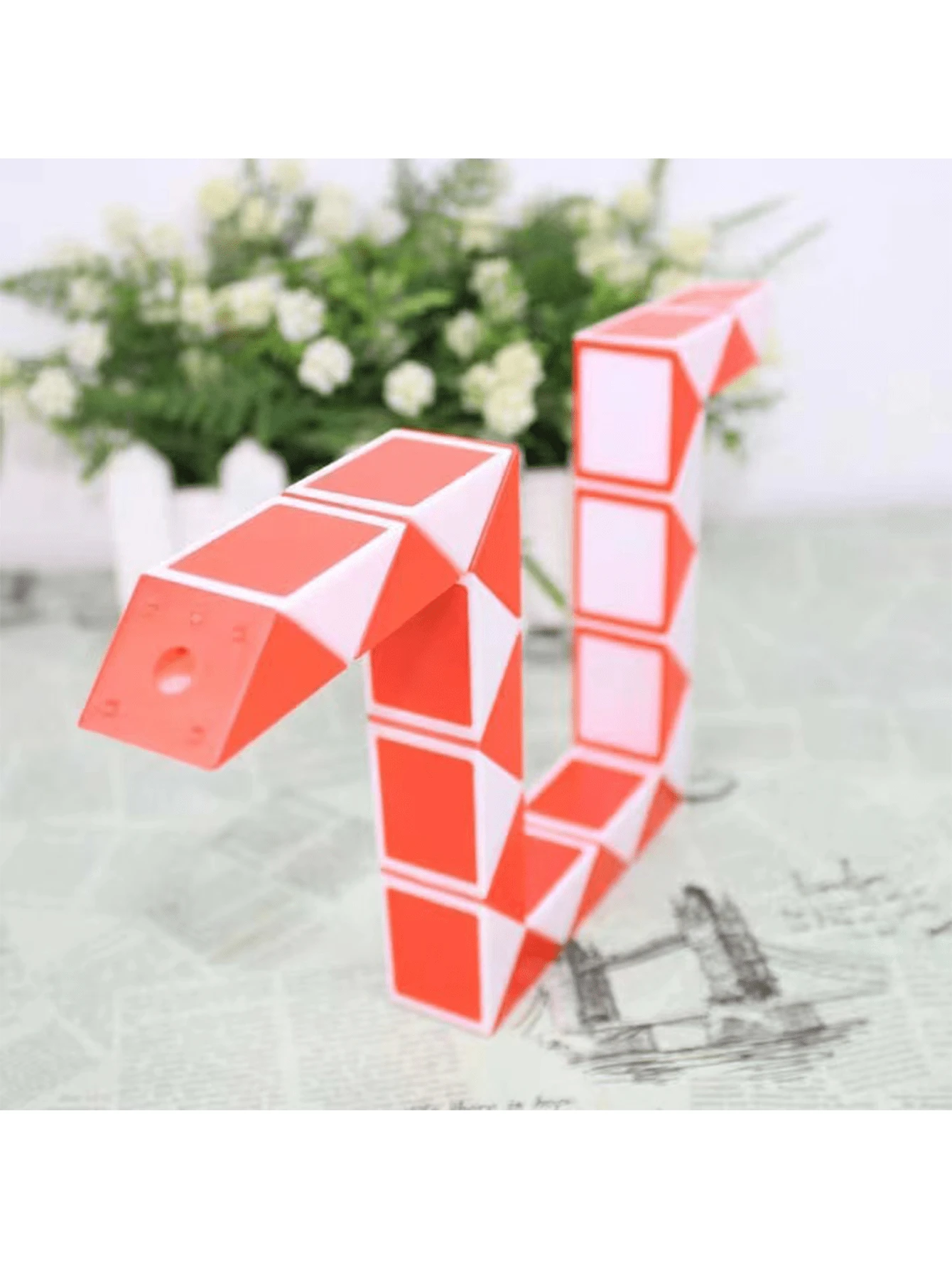 24-Segment Transforming Magic Snake Puzzle Cube Building Blocks (Random ...