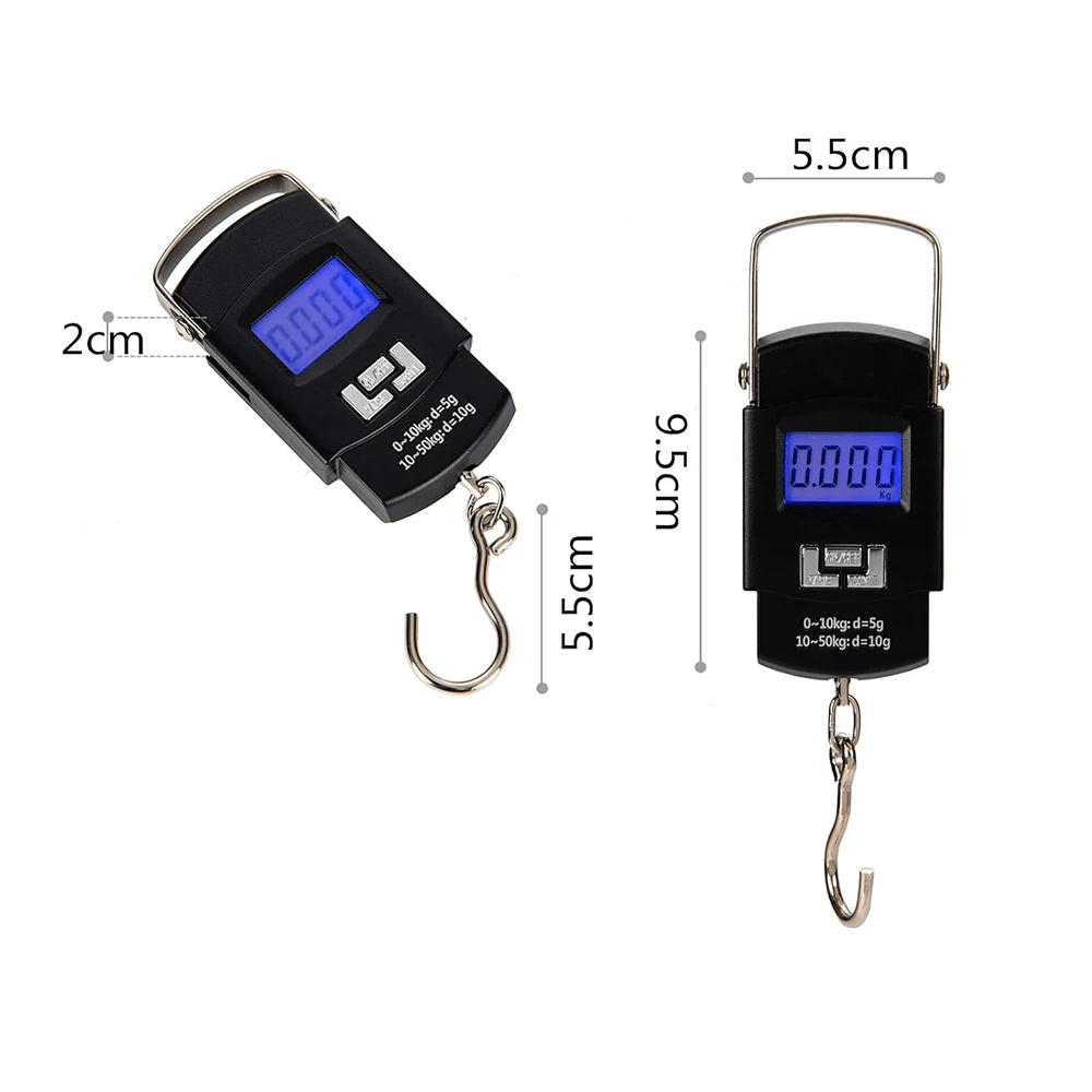 Travel Scale,Luggage Digital Weight Scale In Black Color With Multi ...