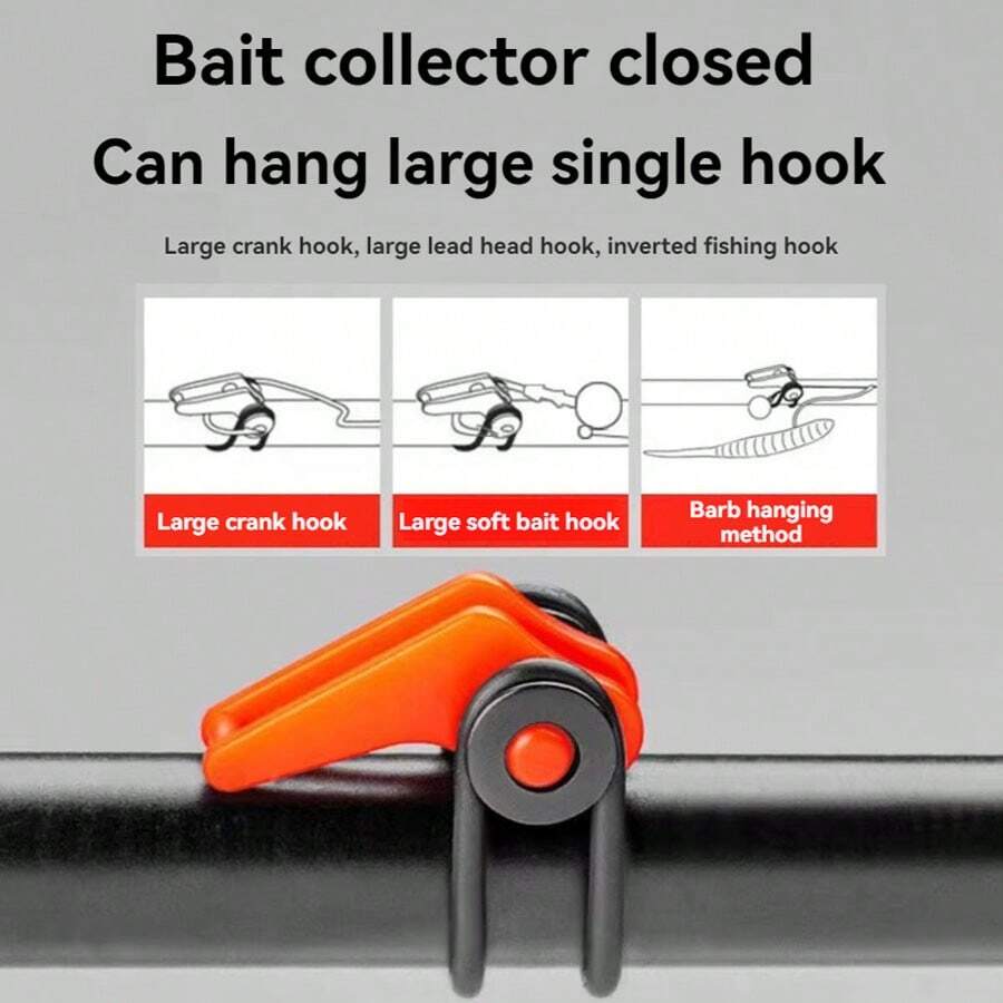 Bait Hook Lure & Fishing Hook Hanger, 10pcs Fishing Rod Hook Keeper ...