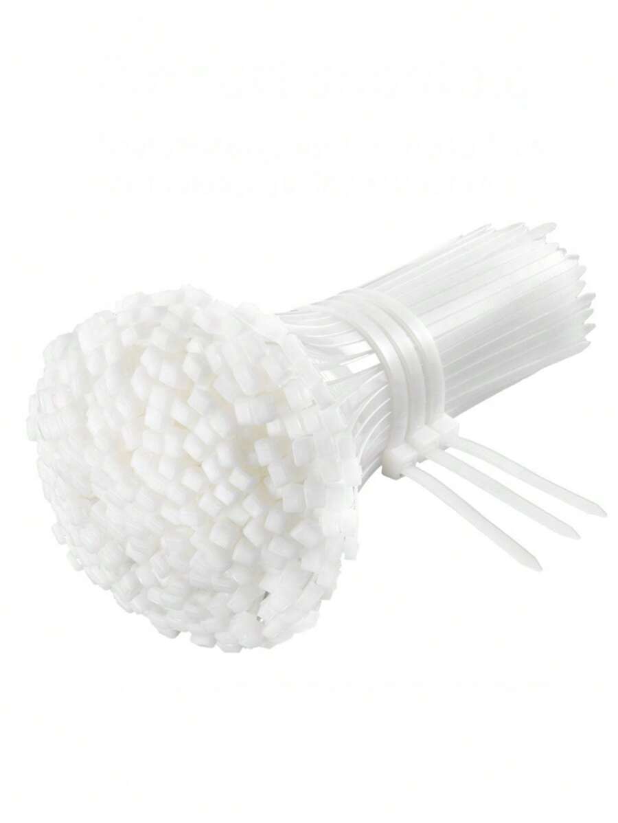 100 Pieces Of Nylon Cable Tie Plastic Cable Tie Self-Locking Nylon ...