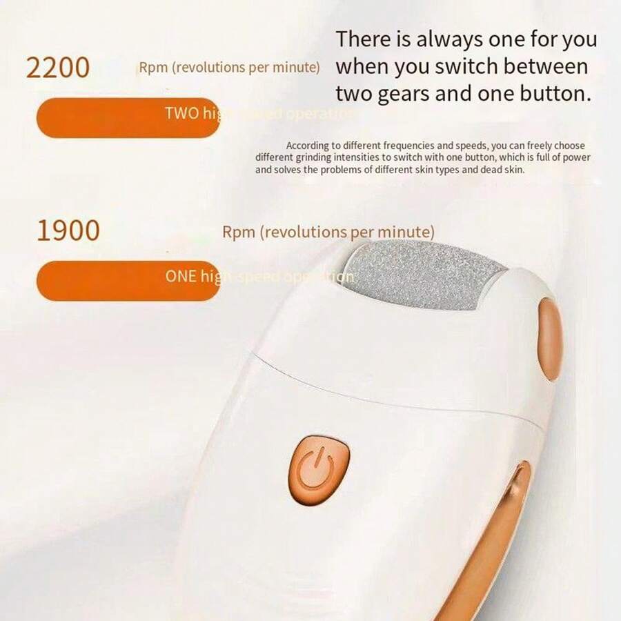 Electric Foot File Callus Remover, Foot Exfoliator & Tool For Dry Feet ...