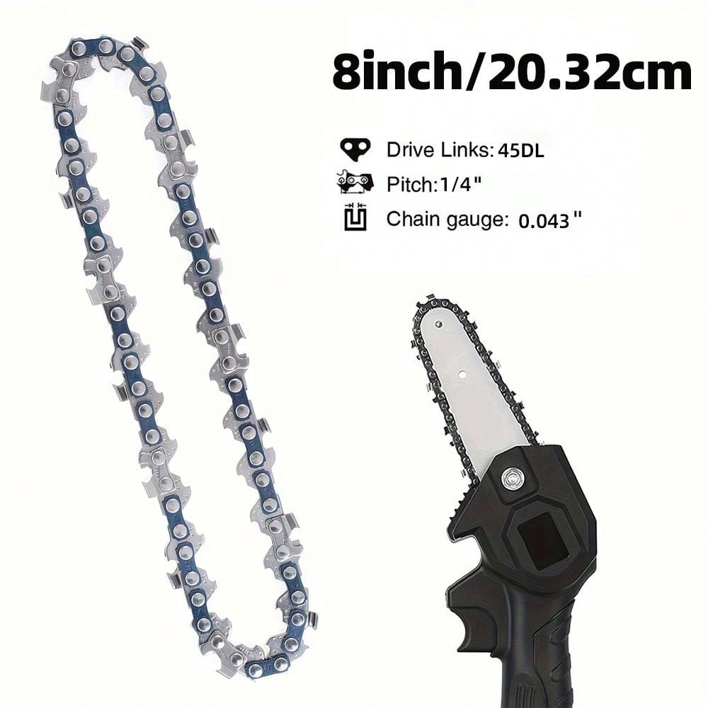 3pcs 6 Inch/8 Inch Mini Chainsaw Chain, 6/8 Inch Replacement Chain For ...