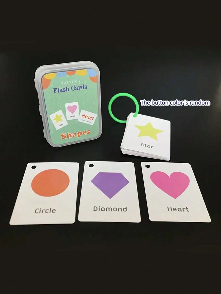 アルファベットABCカードセット、色、フルーツ、形認識の英語語彙学習に最適、顔の特徴や身体の部位認識、動物や農場の認識カードを使用した子供向け ...