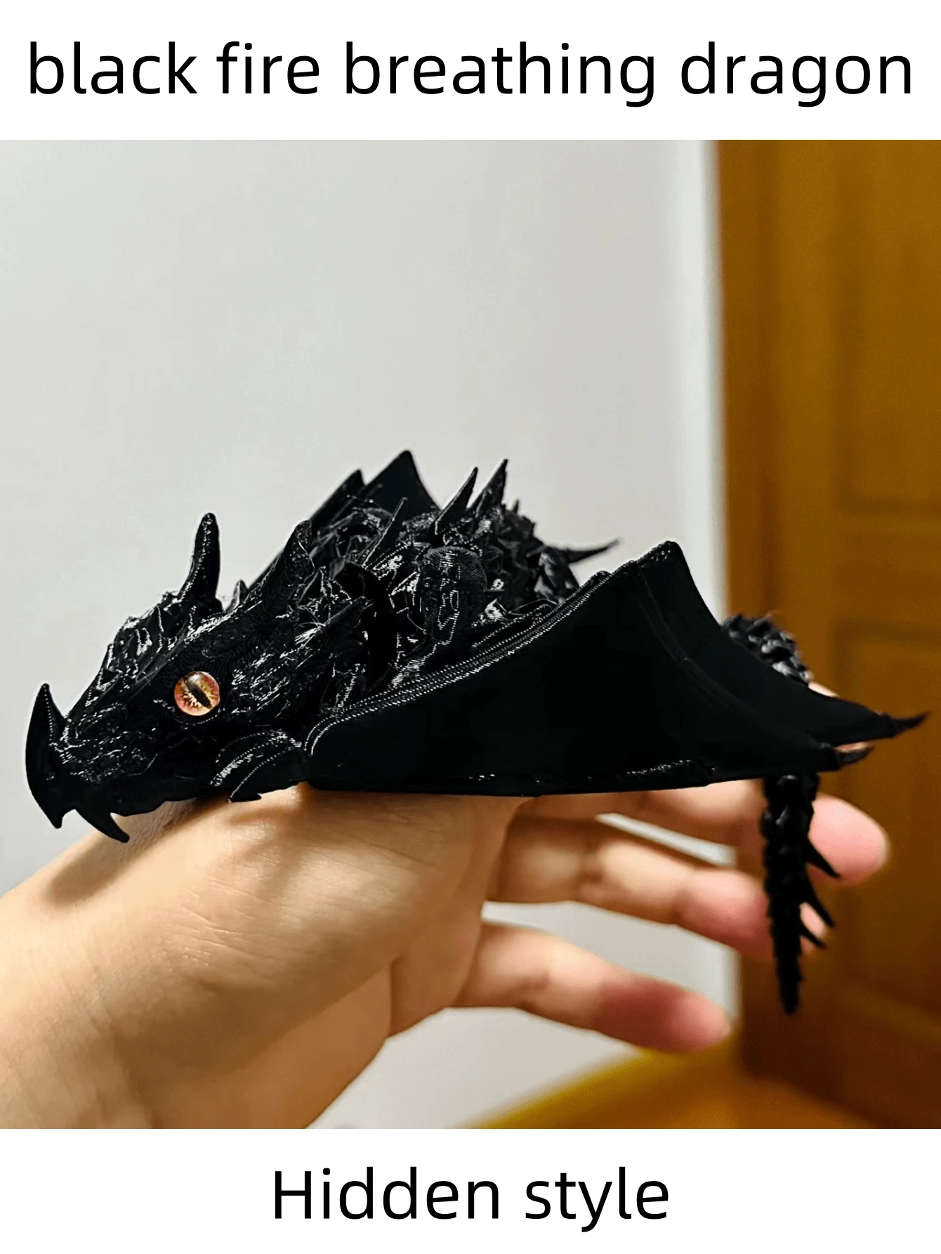 1 pièce Poupée en peluche dragon imprimée en 3D, œuf dragon super ...