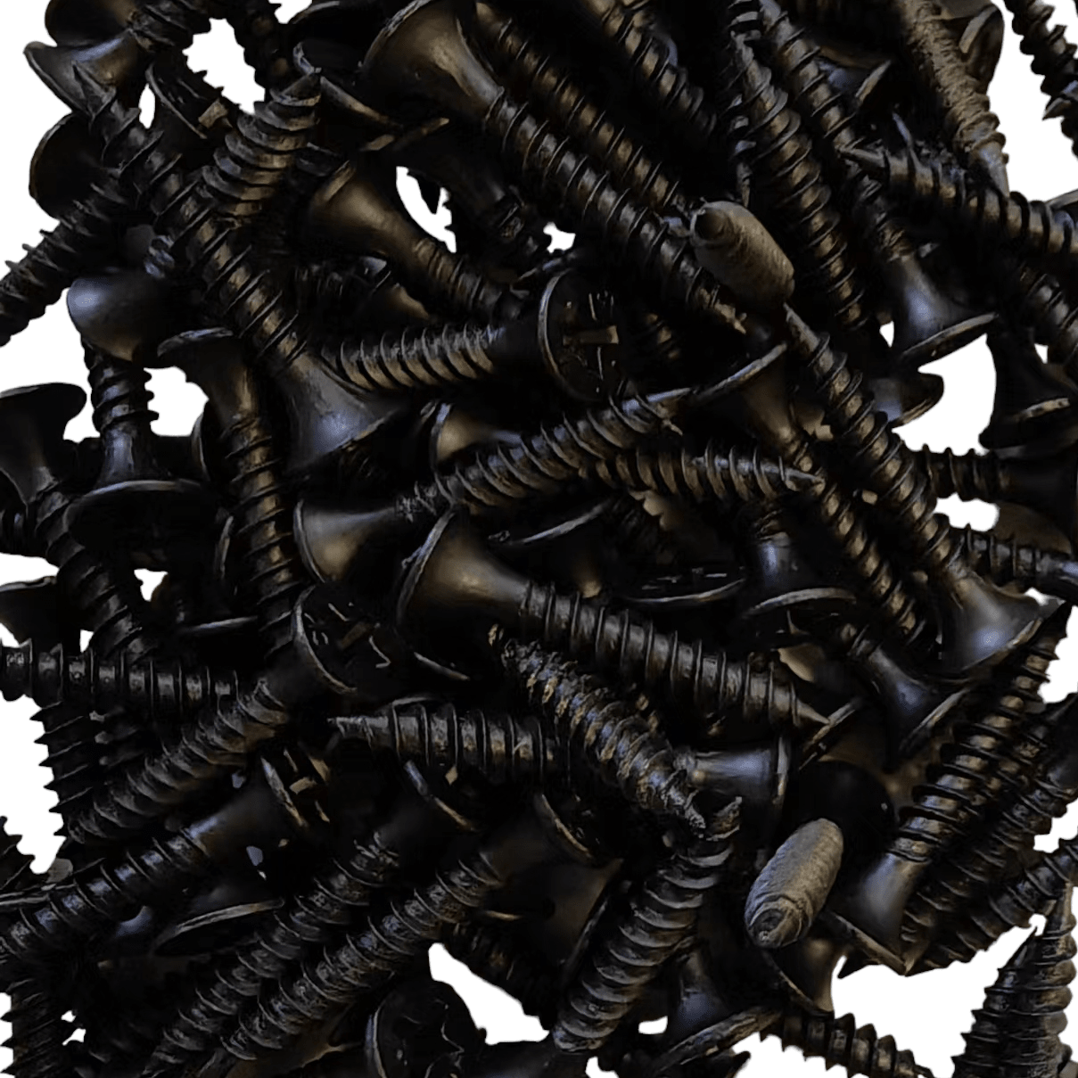 120pcs Black Self-Tapping Screws For Your Diy And Professional Projects ...
