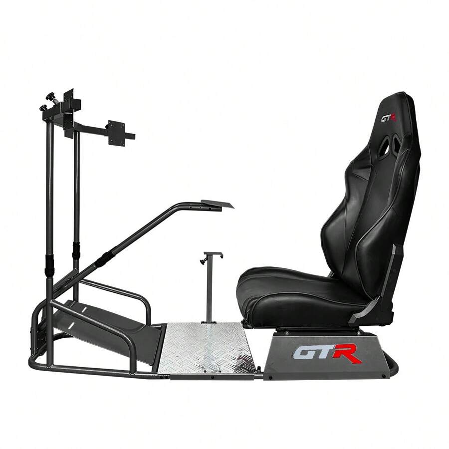GTR Simulator GTS-F Racing Simulator Cockpit Black FrameTriple | Single ...