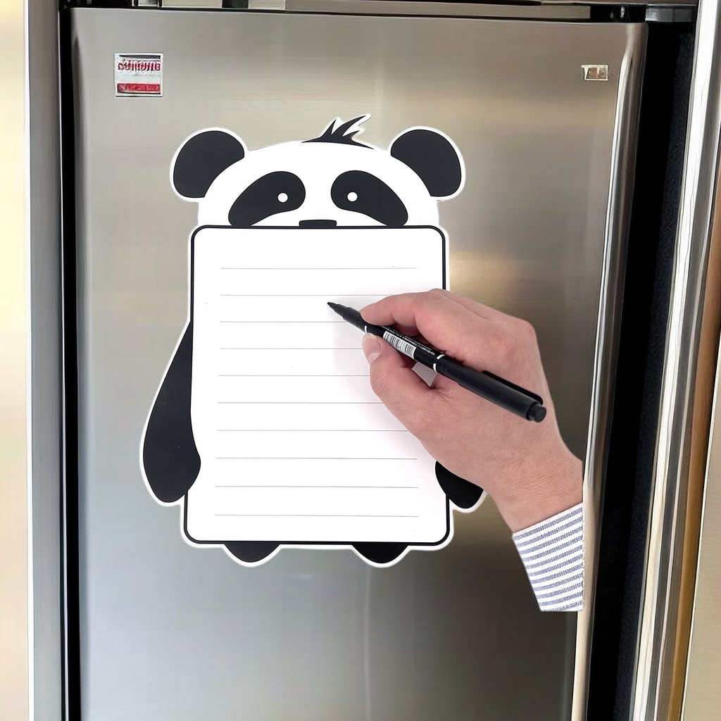 Refrigerator Magnet Cartoon Panda Magnetic Refrigerator Magnet Soft ...